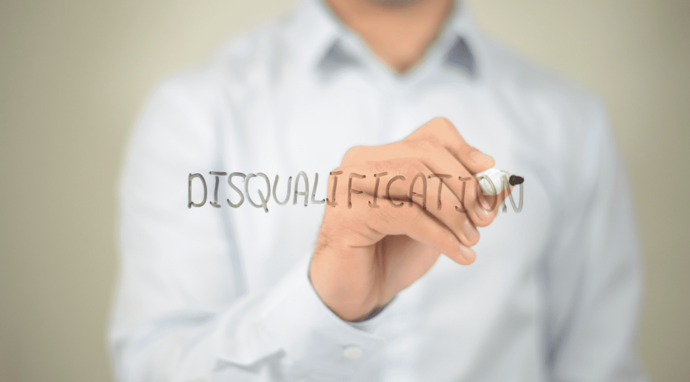 Rules for automatic disqualification as a charity trustee in force from ...